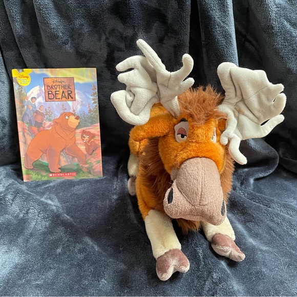 Toys | Disneys Brother Bear Book Tuke Moose Plush | Poshmark